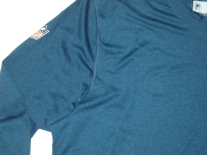 AJ Francis Training Worn Miami Dolphins #76 Shirt