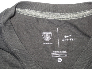 Alex Tanney Training Worn Indianapolis Colts #3 Long Sleeve Nike Dri ...