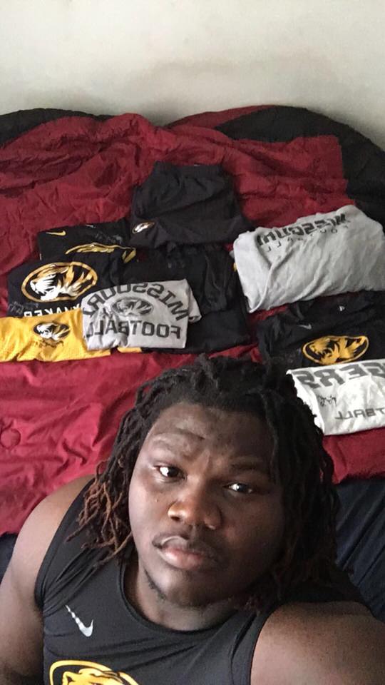 Josh Augusta Player Issued Official Black & Gold Missouri Tigers #97 ...