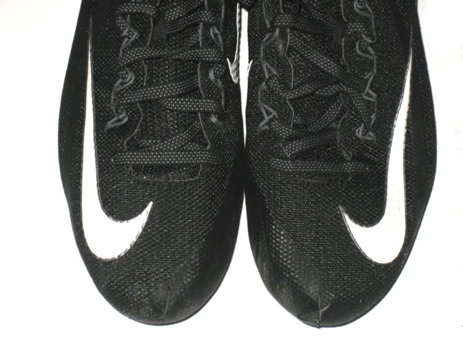 Cole Wick Detroit Lions Rookie Game Worn & Signed Black & White Nike ...