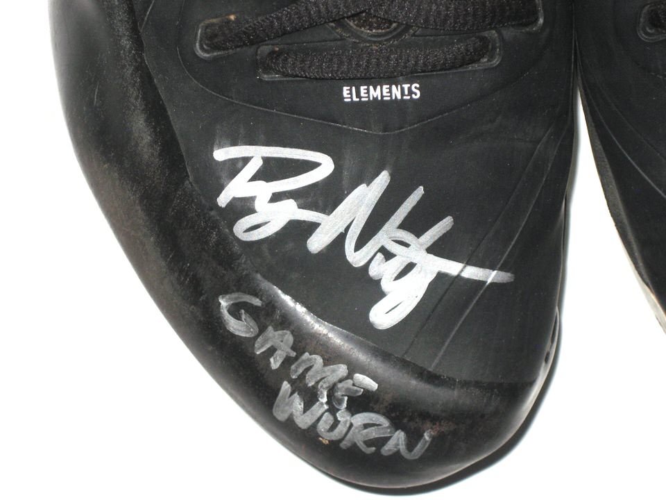 Ryan Nutof 2019 Chattanooga Lookouts Game Worn & Signed Black & White ...