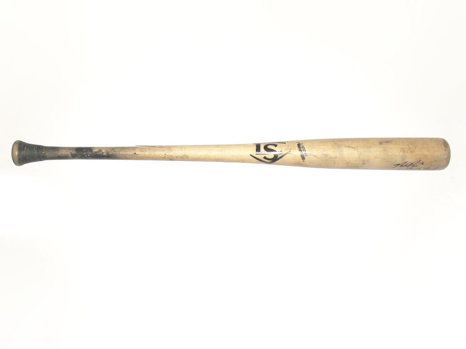Mike Papi 2017 Cleveland Indians Game Used & Signed Louisville Slugger ...