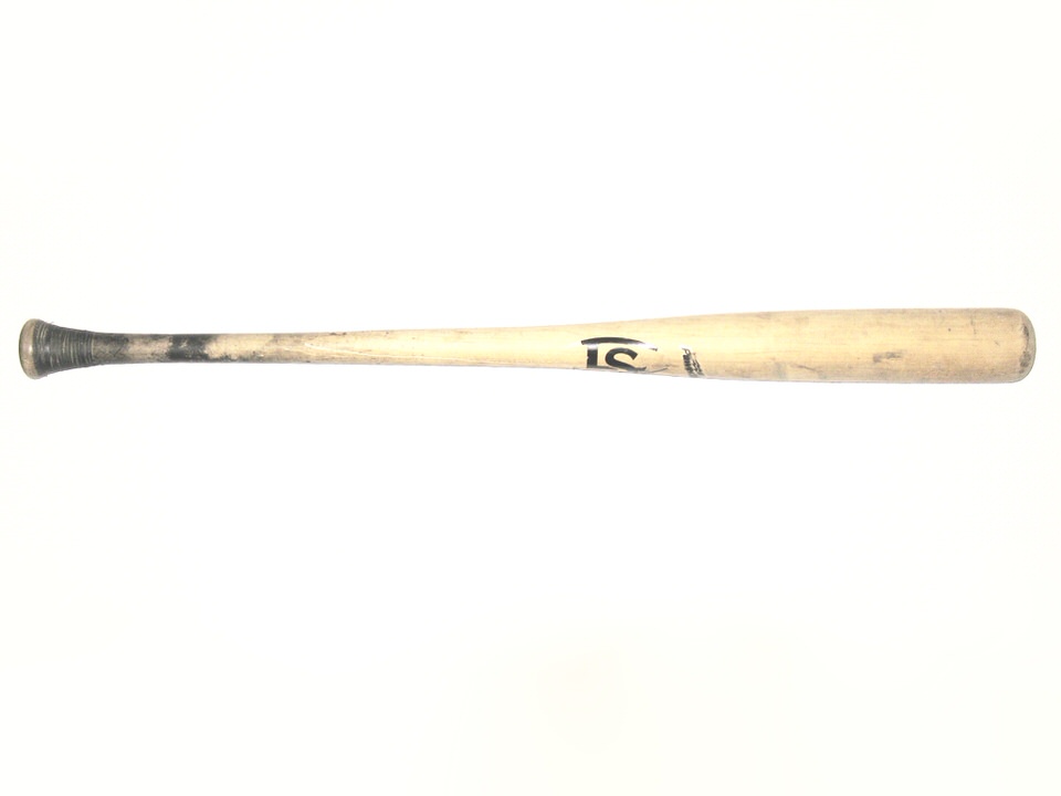 Mike Papi 2017 Cleveland Indians Game Used & Signed Louisville Slugger ...