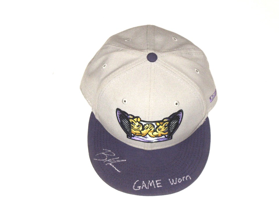 Bradley Hanner Game Worn & Signed Fort Myers Mighty Mussels Alternate ...