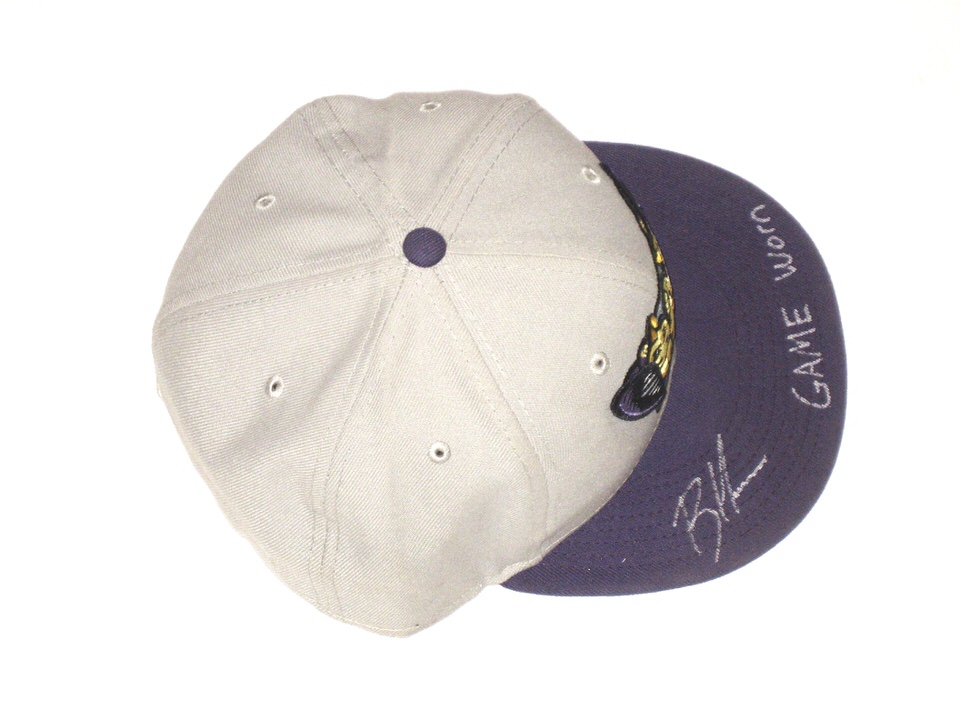 Bradley Hanner Game Worn & Signed Fort Myers Mighty Mussels Alternate ...