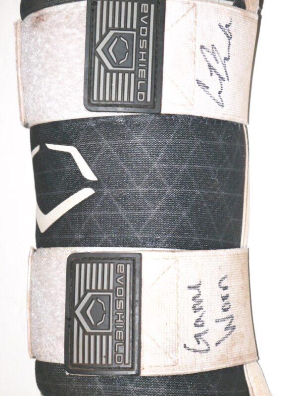 Cade Bunnell Augusta GreenJackets Game Worn & Signed EvoShield Shin ...