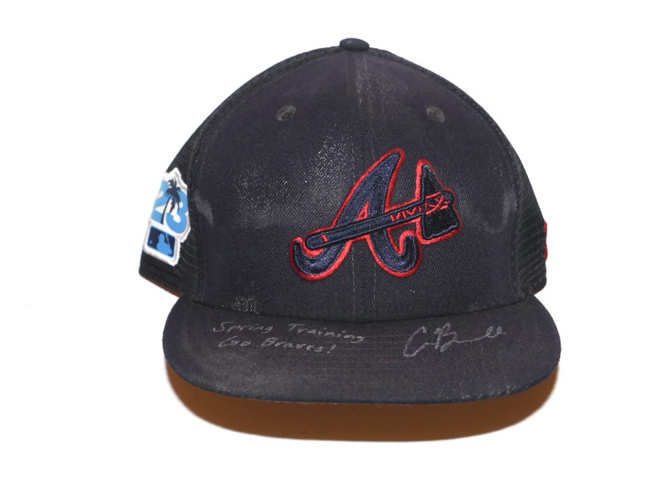 Cade Bunnell Game Worn & Signed Official Atlanta Braves 2023 Spring ...