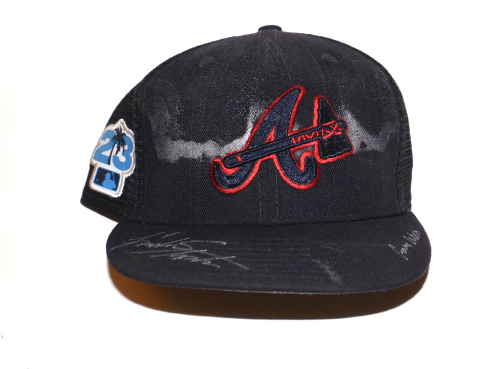 Landon Stephens Game Worn & Signed Official Atlanta Braves 2023 Spring ...