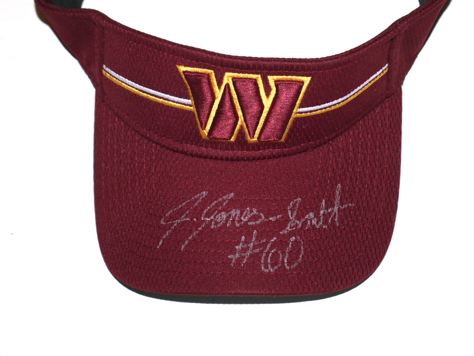 Jaryd Jones-Smith Team Issued & Signed Official Washington Commanders ...