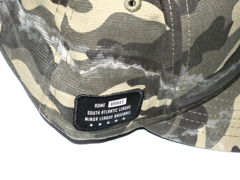 Tanner Gordon Game Worn & Signed Official Camo Rome Braves Military ...