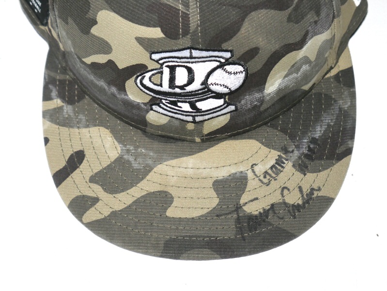 Tanner Gordon Game Worn & Signed Official Camo Rome Braves Military ...