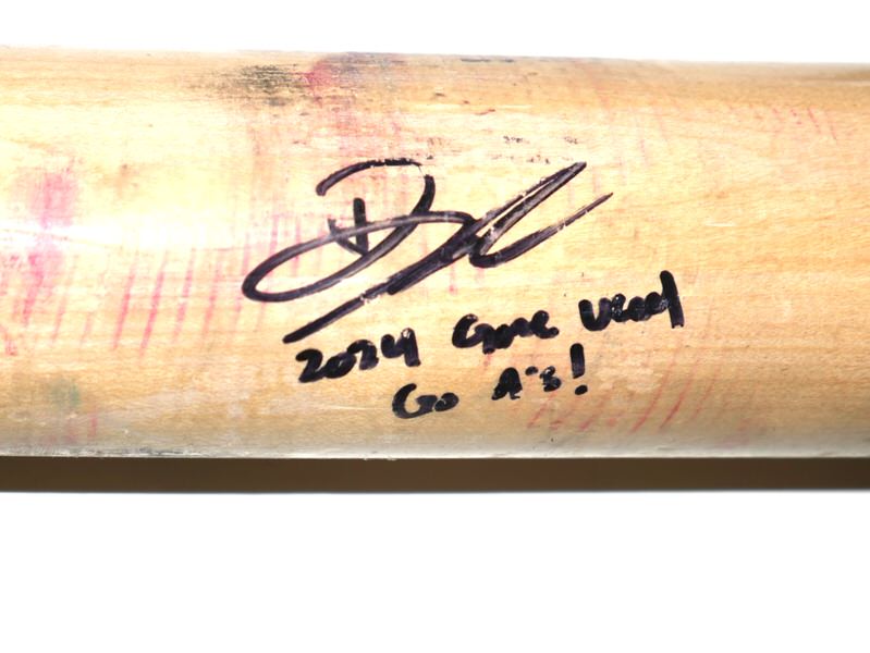 Drew Lugbauer 2024 Oakland Athletics Game Used & Signed SAM Rideau ...
