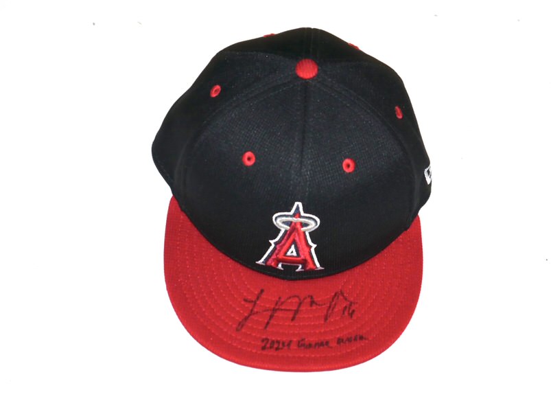 Logan O’Hoppe 2024 Batting Practice Worn & Signed Official Los Angeles ...