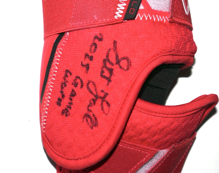 Stuart Fairchild 2025 Game Worn & Signed Cincinnati Reds EvoShield Pro ...