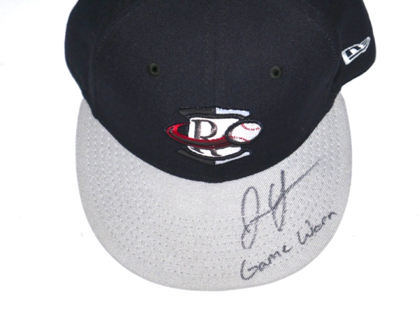Justin Yeager Game Worn & Signed Official Rome Braves New Era 59FIFTY ...