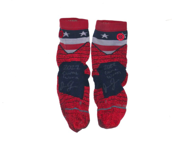 Justin Yeager Mississippi Braves Game Worn & Signed Official Stance ...