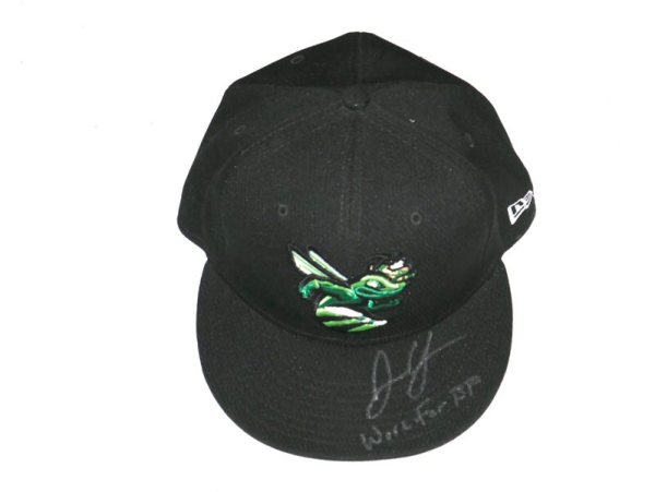 Justin Yeager Practice Worn & Signed Official Augusta GreenJackets New ...