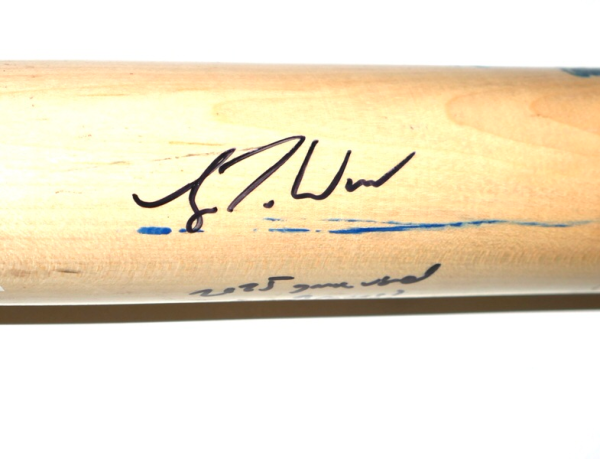 Luke Waddell 2025 Gwinnett Stripers Game Used & Signed "Go Braves ...