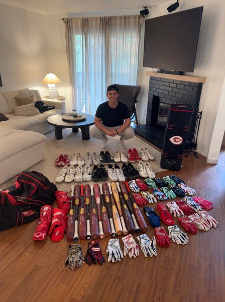 Stuart Fairchild 2025 Tampa Bay Rays Practice Worn & Signed Franklin ...