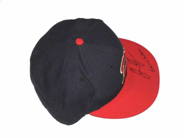 Justin Yeager Game Worn & Signed Official Danville Braves New Era ...